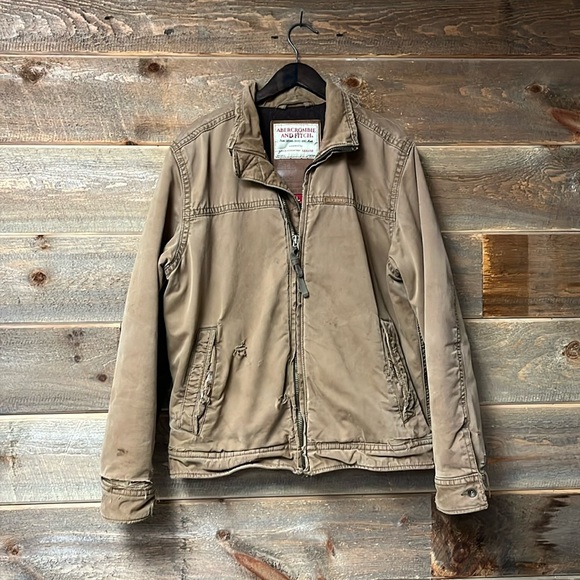 Abercrombie & Fitch | Jackets & Coats | Vtg Abercrombie Fitch Wool Lined Canvas Chore Field ...